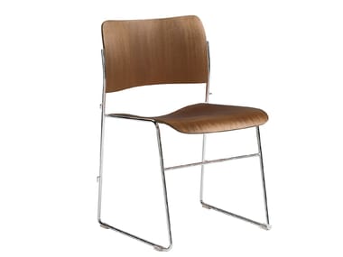 40/4 Stackable sled base chair By Howe | design David Rowland