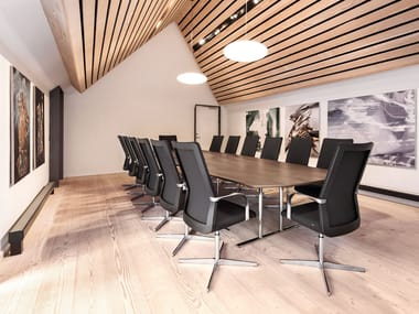 TEMPEST Big configuration table with shared legs By Howe | design ...