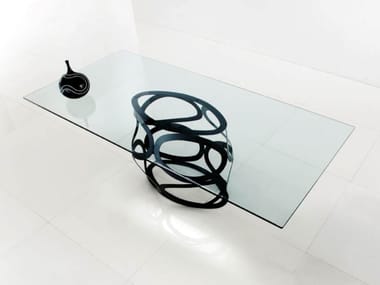 ICON | Glass table Rectangular glass table By Costantini Pietro ...