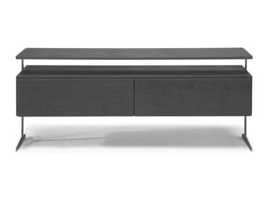 IDO Wooden sideboard with flap doors By Natuzzi Italia | design Mauro ...
