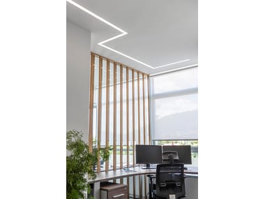 ILO RECESSED SYSTEM Recessed linear lighting profile By LED Luks