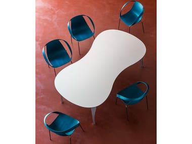 IMPOSSIBLE WOOD | Chair with armrests By Moroso design Doshi Levien