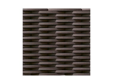 CRESENT BORDER Indoor/outdoor ceramic 3D Wall Cladding By INAX