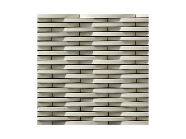CRESENT BORDER Indoor/outdoor ceramic 3D Wall Cladding By INAX