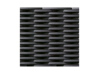 CRESENT BORDER Indoor/outdoor ceramic 3D Wall Cladding By INAX