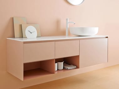 STRATO V Wooden vanity unit with drawers By Inbani | design INBANI