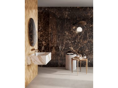 Porcelain stoneware wall/floor tiles with marble effect INCANTO By Ragno
