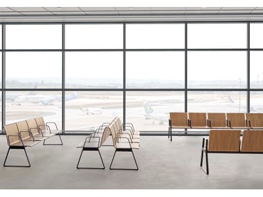 LIN WOOD Beam seating By INCLASS