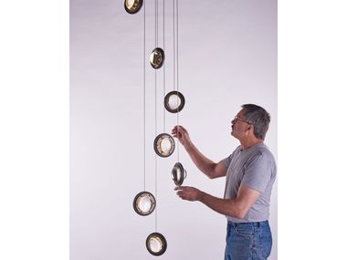 INFINITY 1519 | Pendant lamp By Karice Lighting design Maurice Laurent Dery