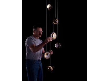 INFINITY 1519 | Pendant lamp By Karice Lighting design Maurice Laurent Dery