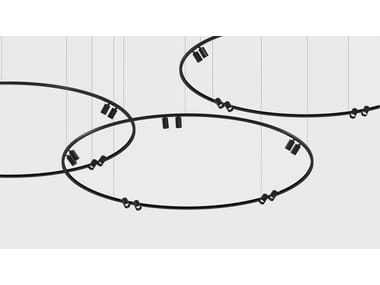 Metal suspended round track system INFINITY MODULE RND By Centrsvet