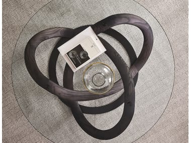 INFINITY Round crystal coffee table for living room By Porada | design ...