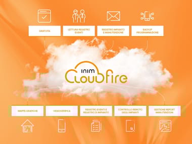 INIM CLOUD FIRE Infrastructure for fire detection control panels By INIM