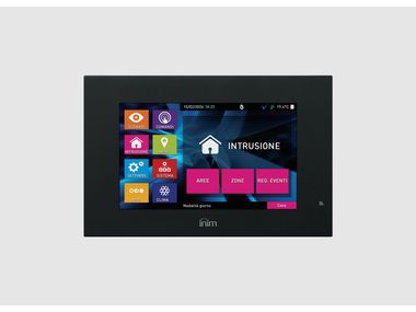 ALIEN/G 7 inch colour touchscreen interface on I-Bus By INIM