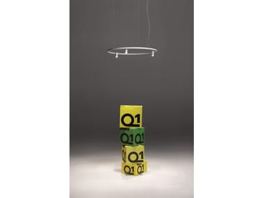 IRIS LED swivel aluminium pendant lamp By EGOLUCE | design Lux Studio