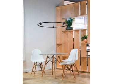 IRIS LED swivel aluminium pendant lamp By EGOLUCE | design Lux Studio