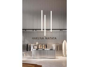 ISSA S HORIZONTAL LED polycarbonate pendant lamp By Intra lighting