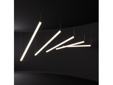 ISSA S HORIZONTAL LED polycarbonate pendant lamp By Intra lighting