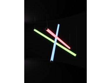 ISSA S HORIZONTAL LED polycarbonate pendant lamp By Intra lighting