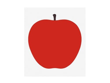DANESE MILANO - UNO, LA MELA Serigrafia a 2 colori su carta dropjet By ...