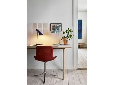 LOUIS POULSEN - AJ TABLE MINI LIGHT PETROLEUM Adjustable steel table ...