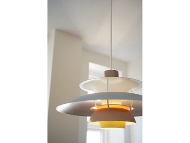 LOUIS POULSEN - PH 5 2022 PASTEL OYSTER BLUE ROSE Pendant lamp By In ...