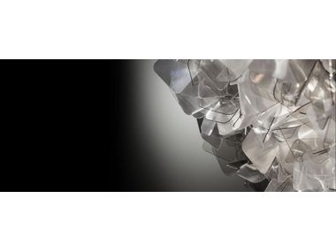 SLAMP - CLIZIA FUMÉ LARGE LED Cristalflex® pendant lamp By In Stock ...