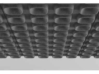 PYRYMYD DARK Recycled material acoustic panel By Intra lighting