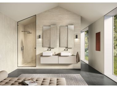 I TRAVERTINI BIANCO VEIN CUT Pavimento By Italgraniti