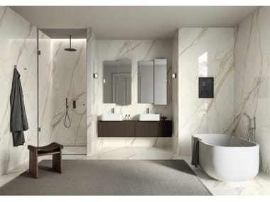 MARBLE TOUCH CALCATTA EXTRA Porcelain stoneware wall/floor tiles with ...