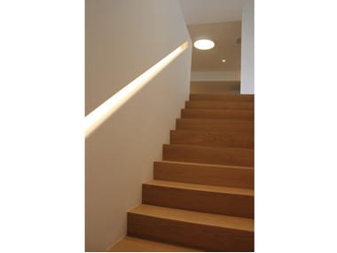 JADE LED recessed plaster handrail By GESSO | design Lionel Jadot