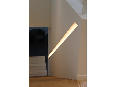 JADE LED recessed plaster handrail By GESSO | design Lionel Jadot