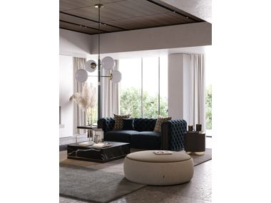 JEAN Tufted 2 seater leather sofa By Laskasas