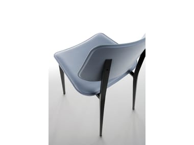 JOE S M-CU Tanned leather restaurant chair By Midj