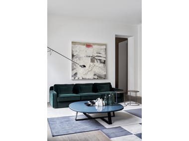 JUDD Low round marble coffee table By Meridiani | design Andrea Parisio
