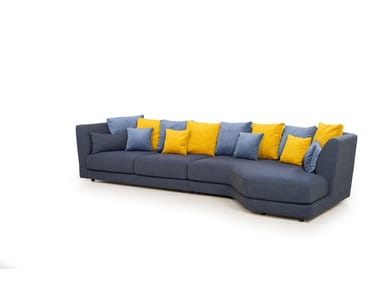 Sectional fabric sofa JUSTINE By GRAFU