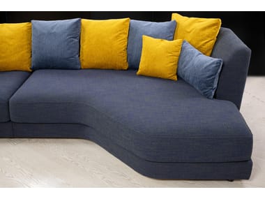 Sectional fabric sofa JUSTINE By GRAFU