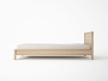 SOLID Lit simple en bois By KARPENTER | design Hugues Revuelta