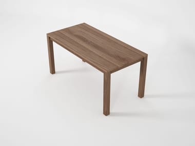 SOLID Rectangular wooden dining table By KARPENTER | design Hugues Revuelta