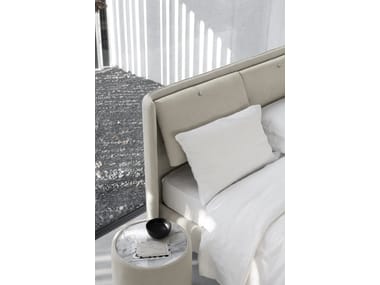 KATE Storage bed with upholstered headboard By Bolzan