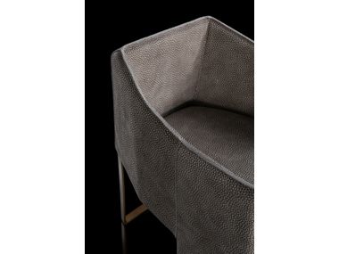 KETCH Upholstered leather chair with armrests By Henge | design Massimo ...