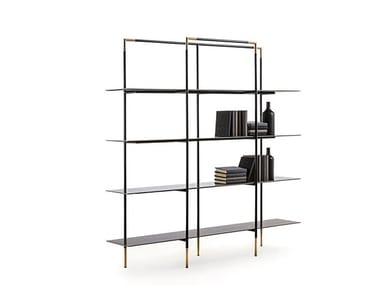 KEVIN Open freestanding double-sided bookcase By Frigerio | design Euro ...