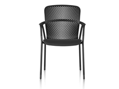 KEYN Stackable chair with armrests By Herman Miller | design forpeople