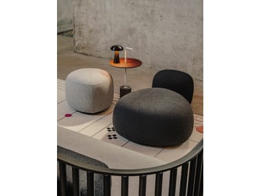 KIPU Upholstered fabric pouf By Lapalma | design Anderssen & Voll