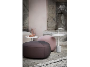 KIPU OUTDOOR Fabric garden pouf with removable cover By Lapalma ...