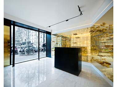 °ONLINE Anodized aluminium track-Light By Eden Design | design Bart Lens