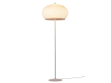 KNIT LED fabric floor lamp By Vibia | design Meike Harde