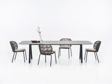 KODO Rectangular ceramic garden table By Vincent Sheppard | design ...