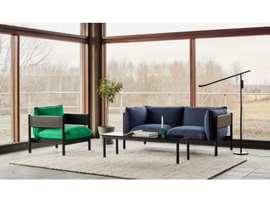 KOFI Low rectangular wood and glass coffee table By Hay | design Martin ...