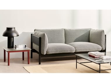 KOFI Low square wood and glass coffee table By Hay | design Martin Solem